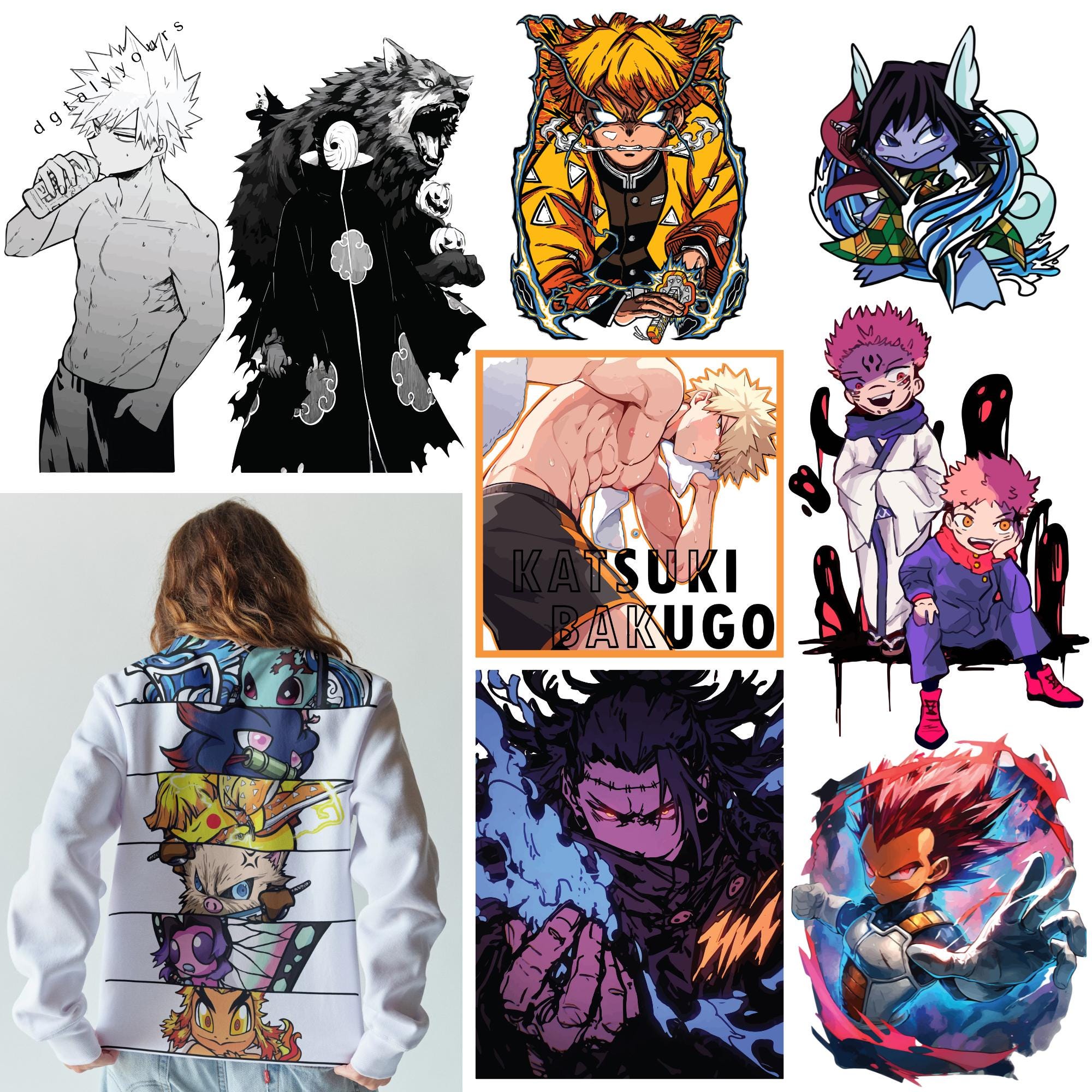 NEW 300+ Premium Anime Style Gatcha T-shirt Design for Clothing ...