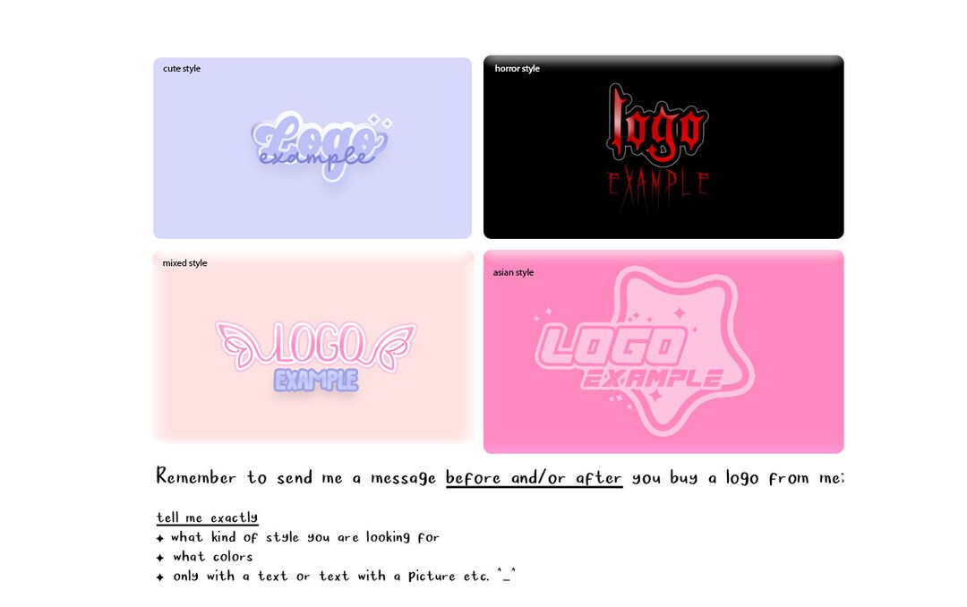 Custom Logo for Streamers Influencers Twitch Vtube Youtube Social Media ...