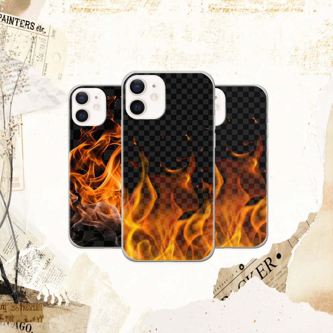 Flame Liquid Glitter iPhone Case, Protective Sparkly Cover - Etsy