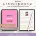 Reading Journal Hyperlinked Pages 240 Books 60 Series Capacity Digital ...