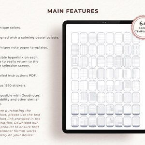 Digital Note Templates Goodnotes, iPad Note Taking Templates, Digital ...