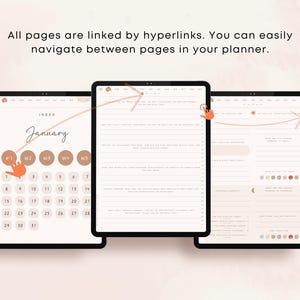 Gratitude Journal Printable Undated Hyperlinked Pages Daily iPad Pro ...