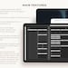 Dark Mode Digital Planner: All-in-one Life Planner, Goodnotes Template ...