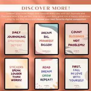 Gratitude Journal Printable Undated Hyperlinked Pages Daily iPad Pro ...