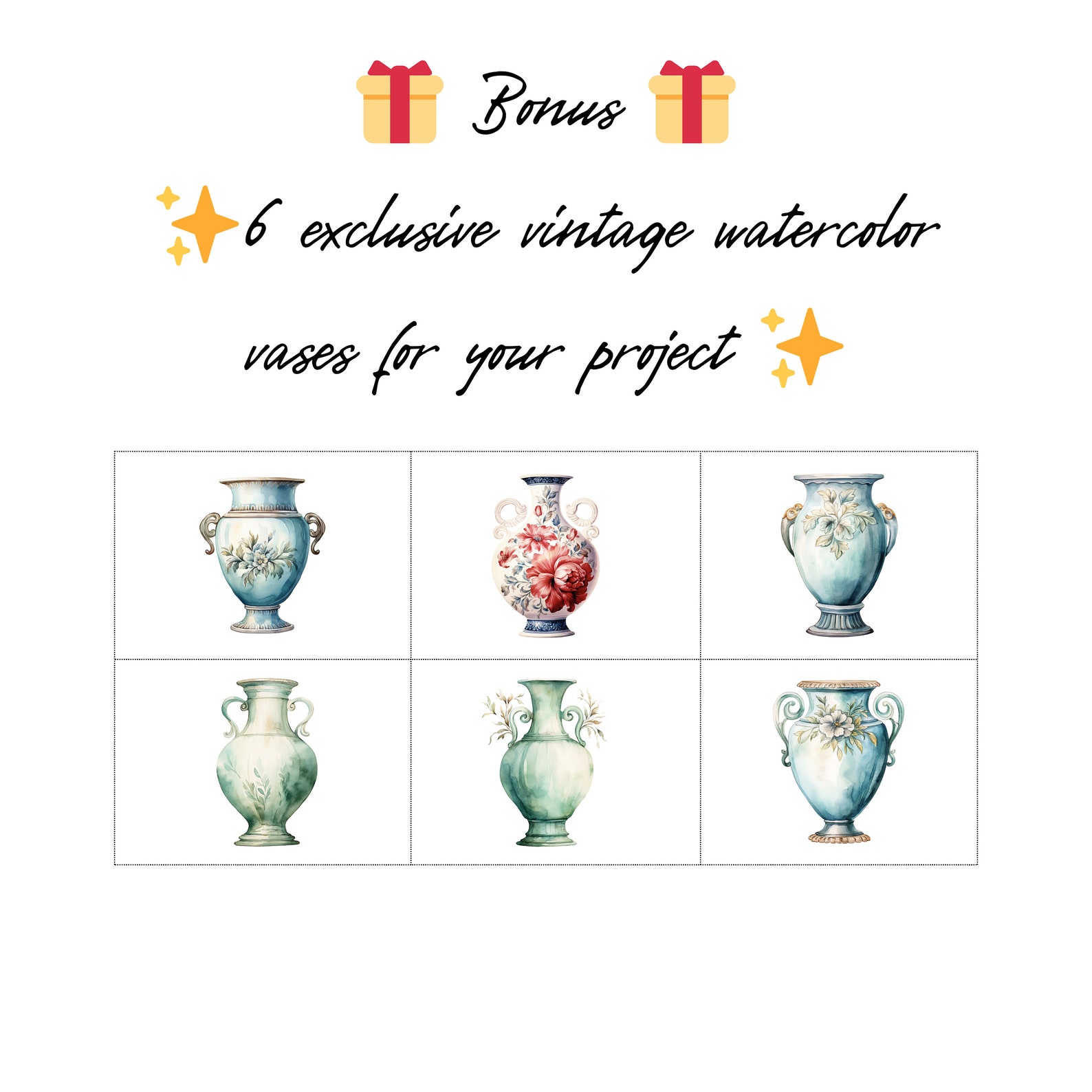 Watercolor Birth Month Flower Kit 47 Watercolor Floral PNG Clipart Set ...