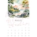 Printable Monthly Calendar 2024 With Watercolor Nature Landscapes ...