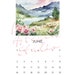 Printable Monthly Calendar 2024 With Watercolor Nature Landscapes ...