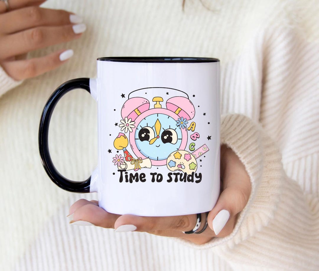 Cute Study Mug | Motivational Coffee Cup Gift - Etsy