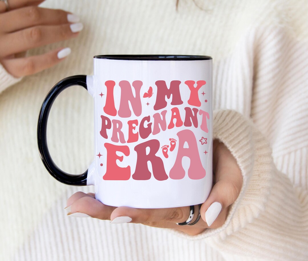 In My Pregnant Era Mug | Pregnancy Announcement Gift - Etsy