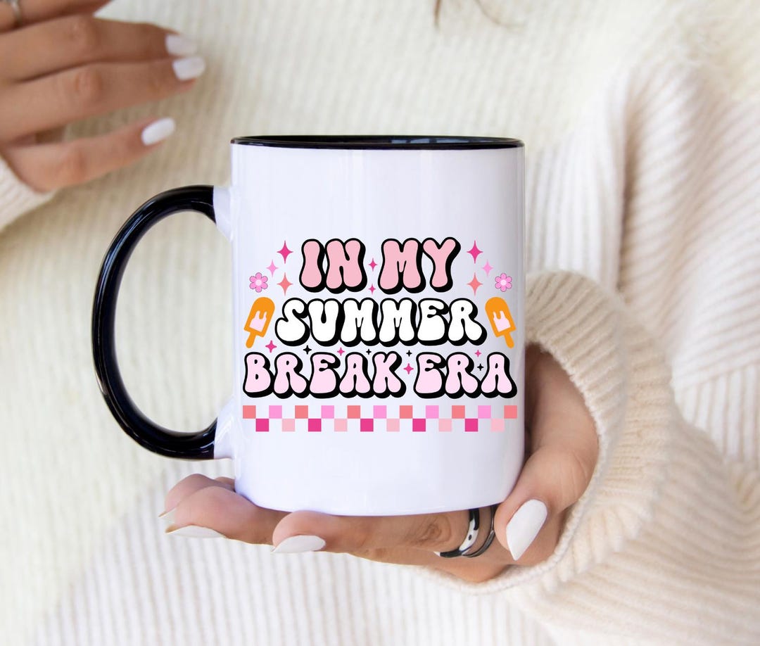 In My Summer Break Era Coffee Mug | Fun Design for School | Perfect ...