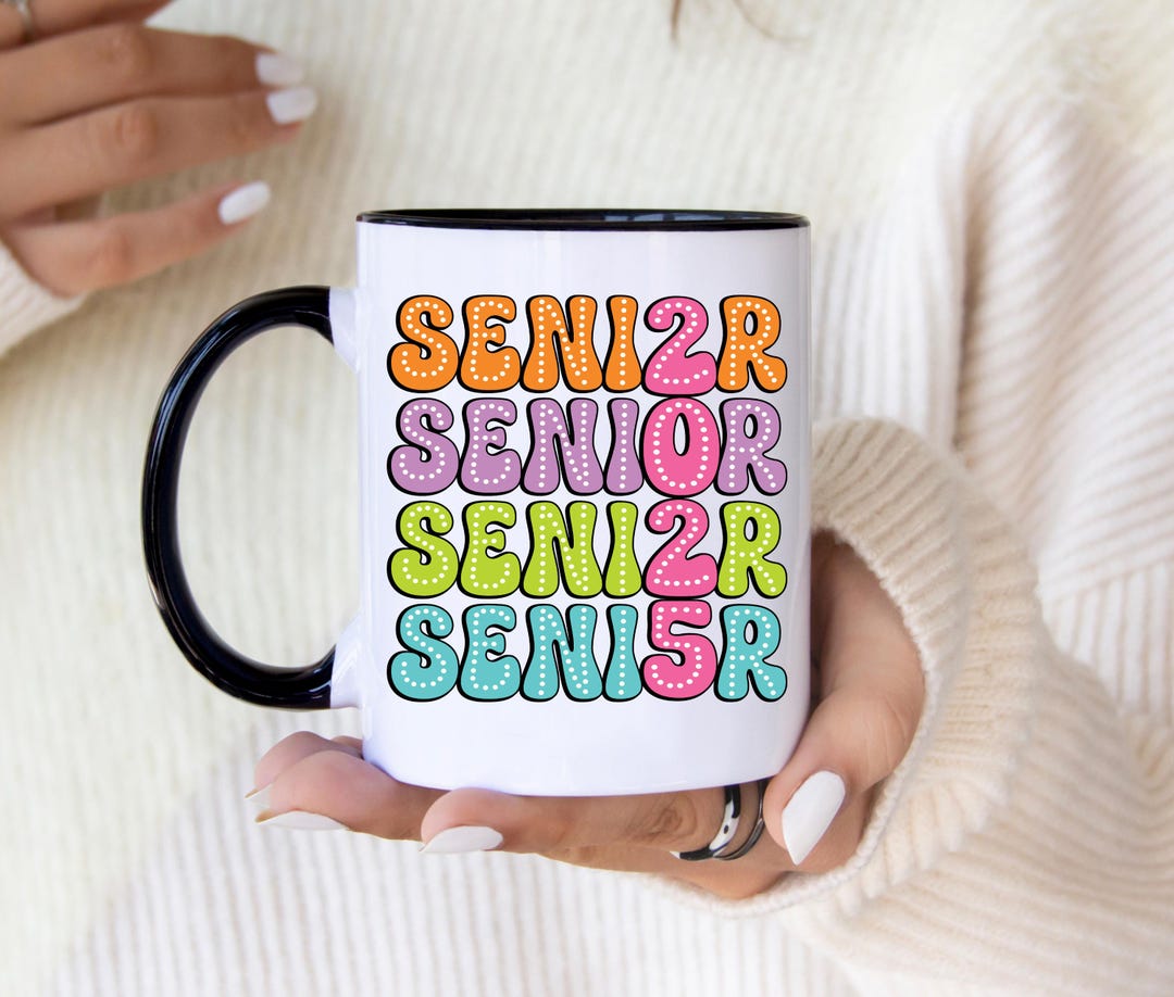 Senior 2025 Mug | Colorful Graduation Gift for High School Seniors - Etsy