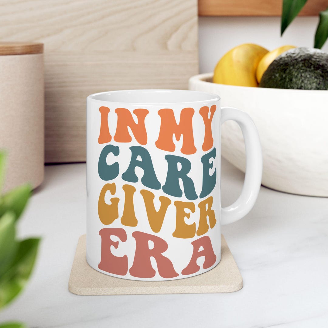 Caregiver Era Mug | Retro Coffee Cup, Healthcare Hero Gift - Etsy