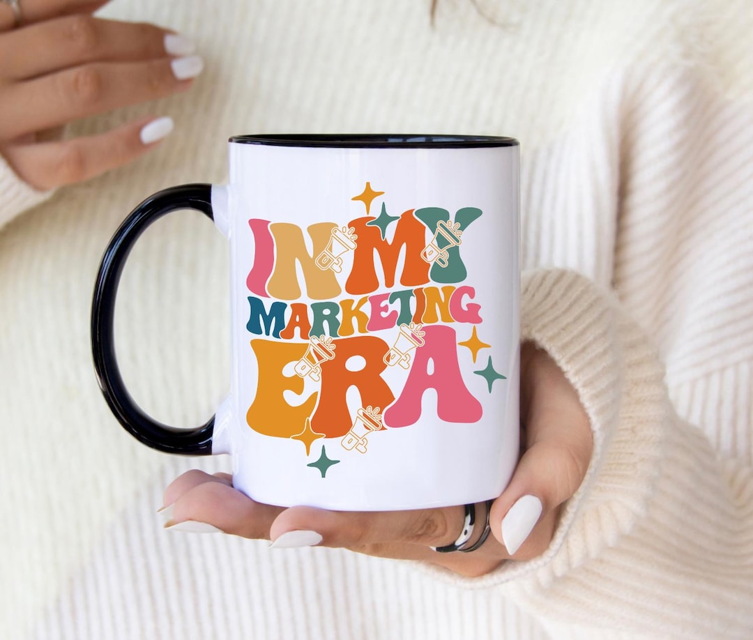 Retro "in My Marketing Era" Coffee Mug - Gift for Marketers - Etsy