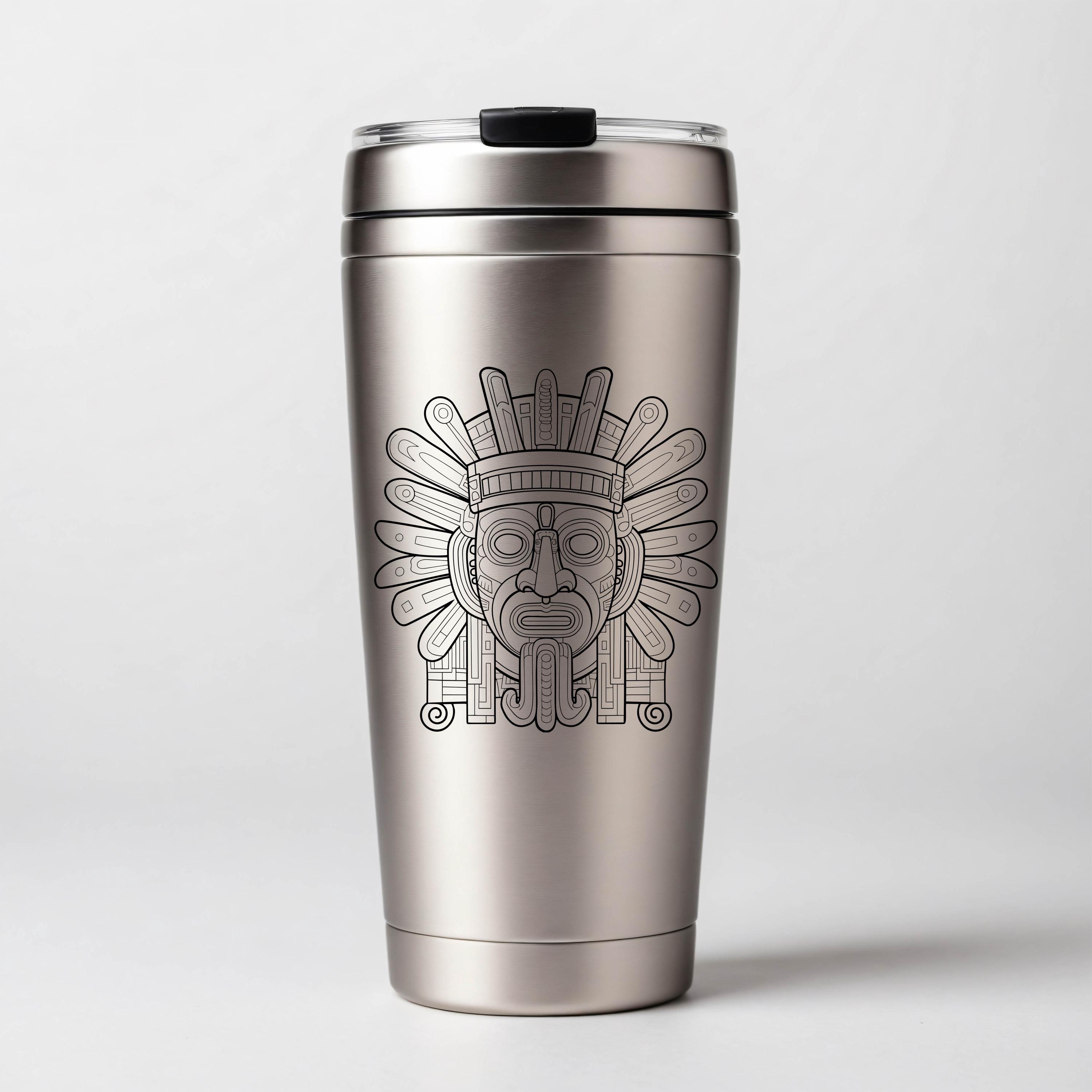 Aztec Mask Vector SVG Vector Mask PNG Digital File, Vector Graphic ...