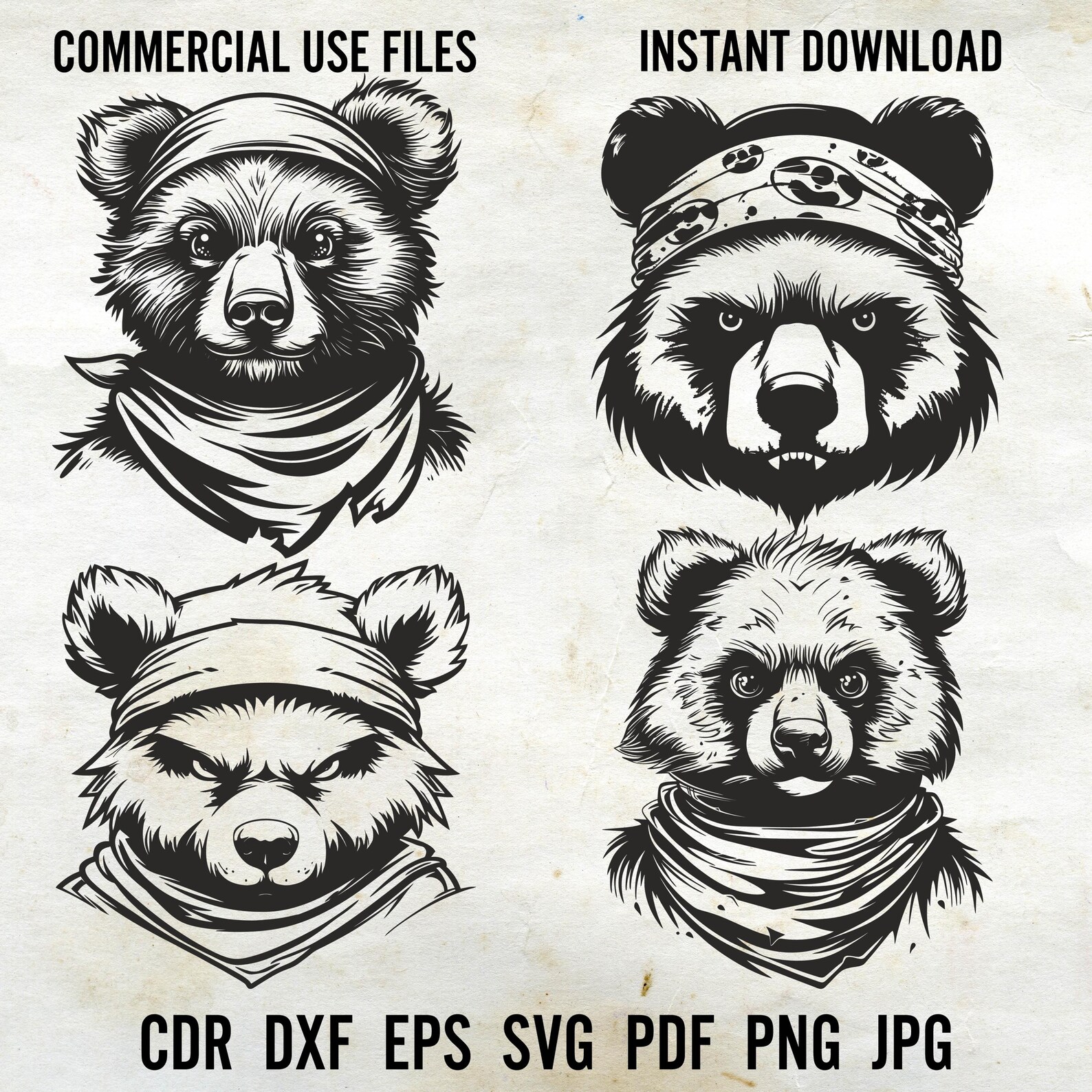 Grizzly Bear Svg, Bear Face Svg, Brown Bear, Black Bear, Bear Cut File ...