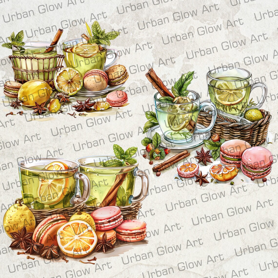 Tea PNG Watercolor Cup of Tea Clipart Fruit Tea Clipart, Sublimation ...