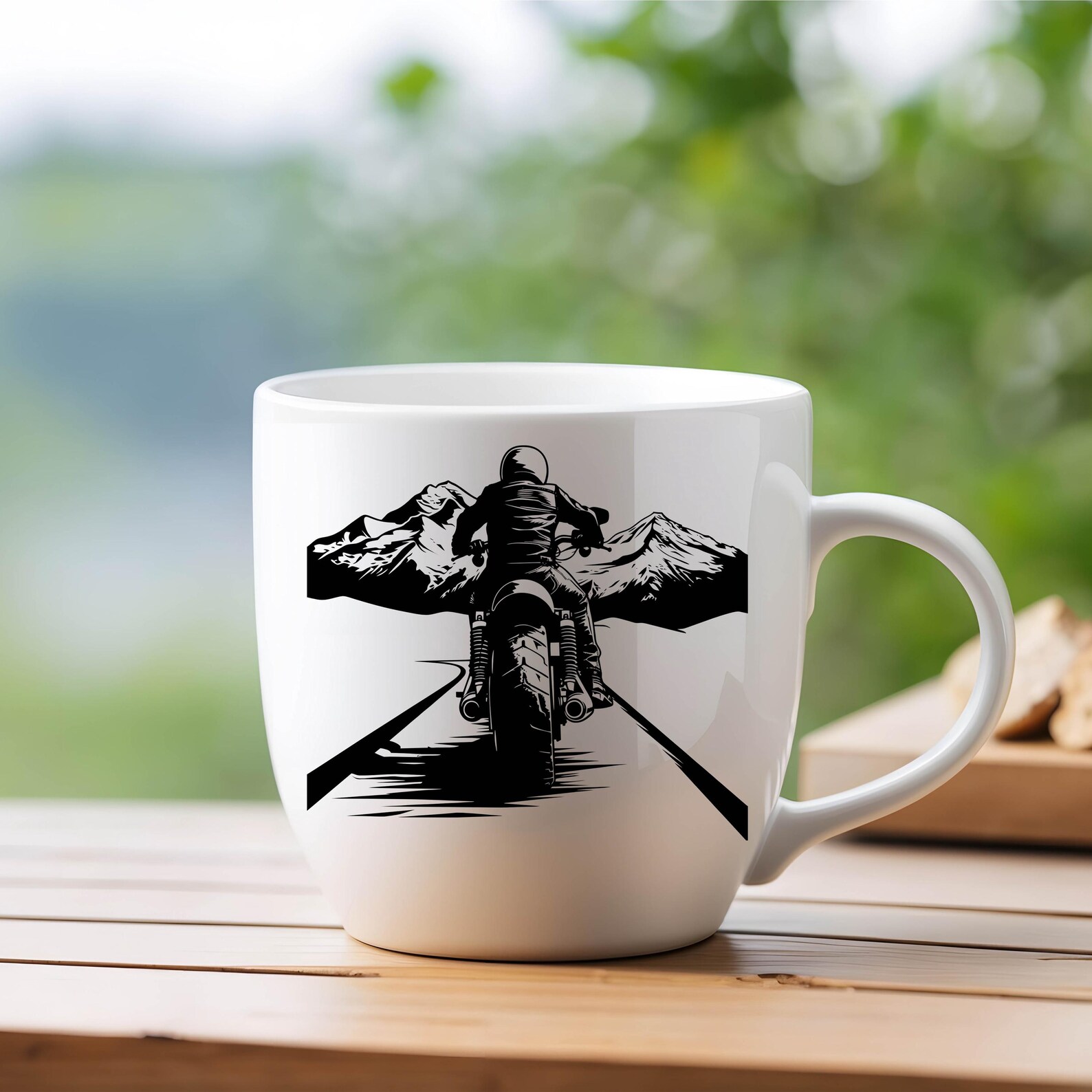 Motorcycle Svg Png Dxf, Moto Biking Travel Clipart, Road Trip ...