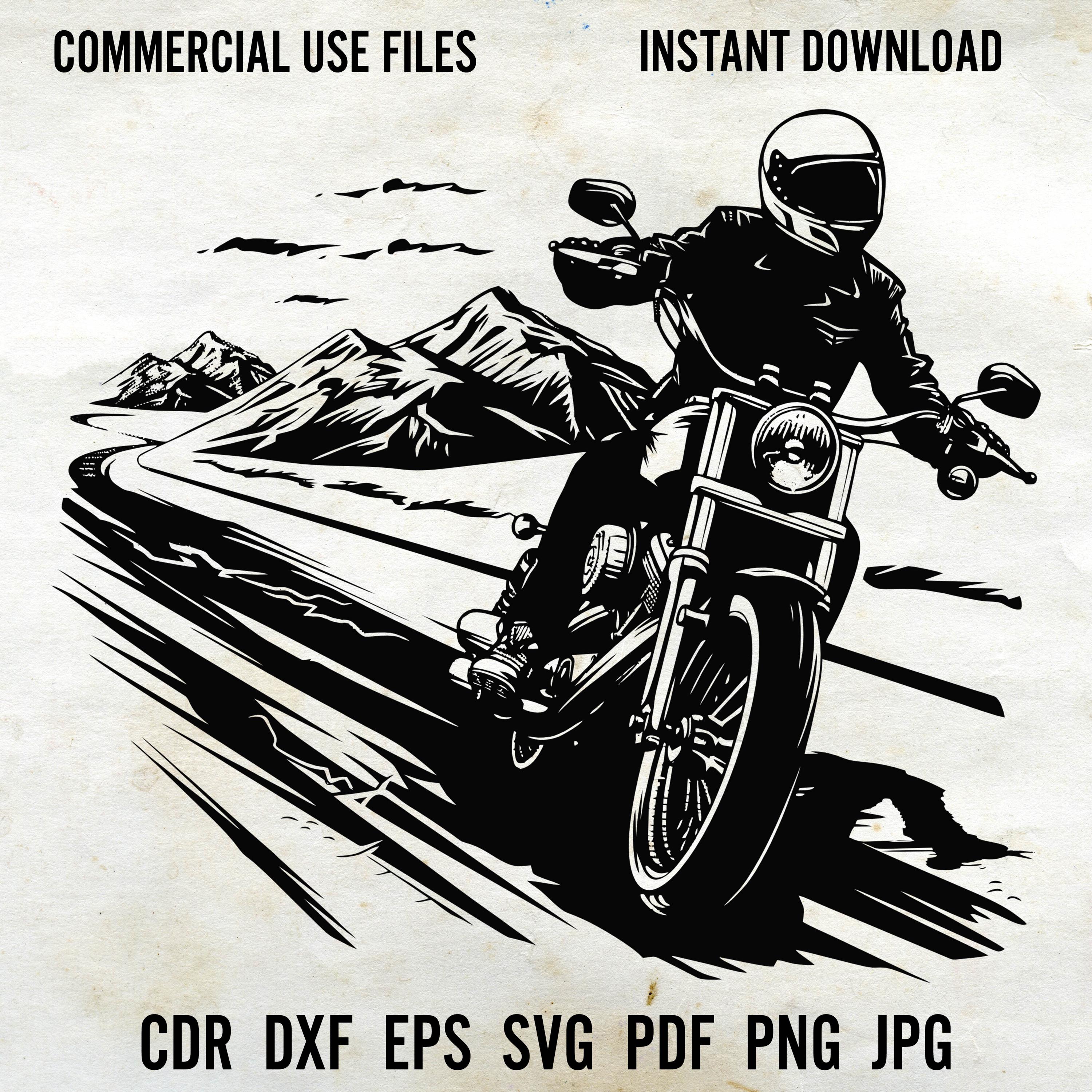 Biker Svg, Biker Skull Svg, Skull Svg, Biker Clipart, Bike Shirt Svg ...