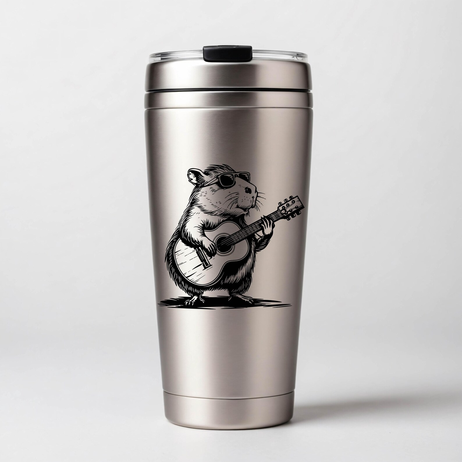 Capybara Svg, Cute Capybara Svg, Capybara and Guitar Dxf, Eps, Ai, Png ...