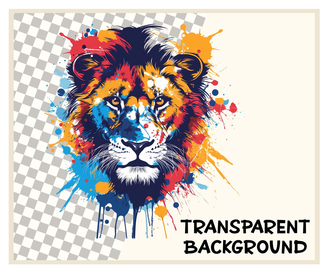 Lion PNG, Dtf Designs, Dtf Images, Sublimate Designs, Png File for ...