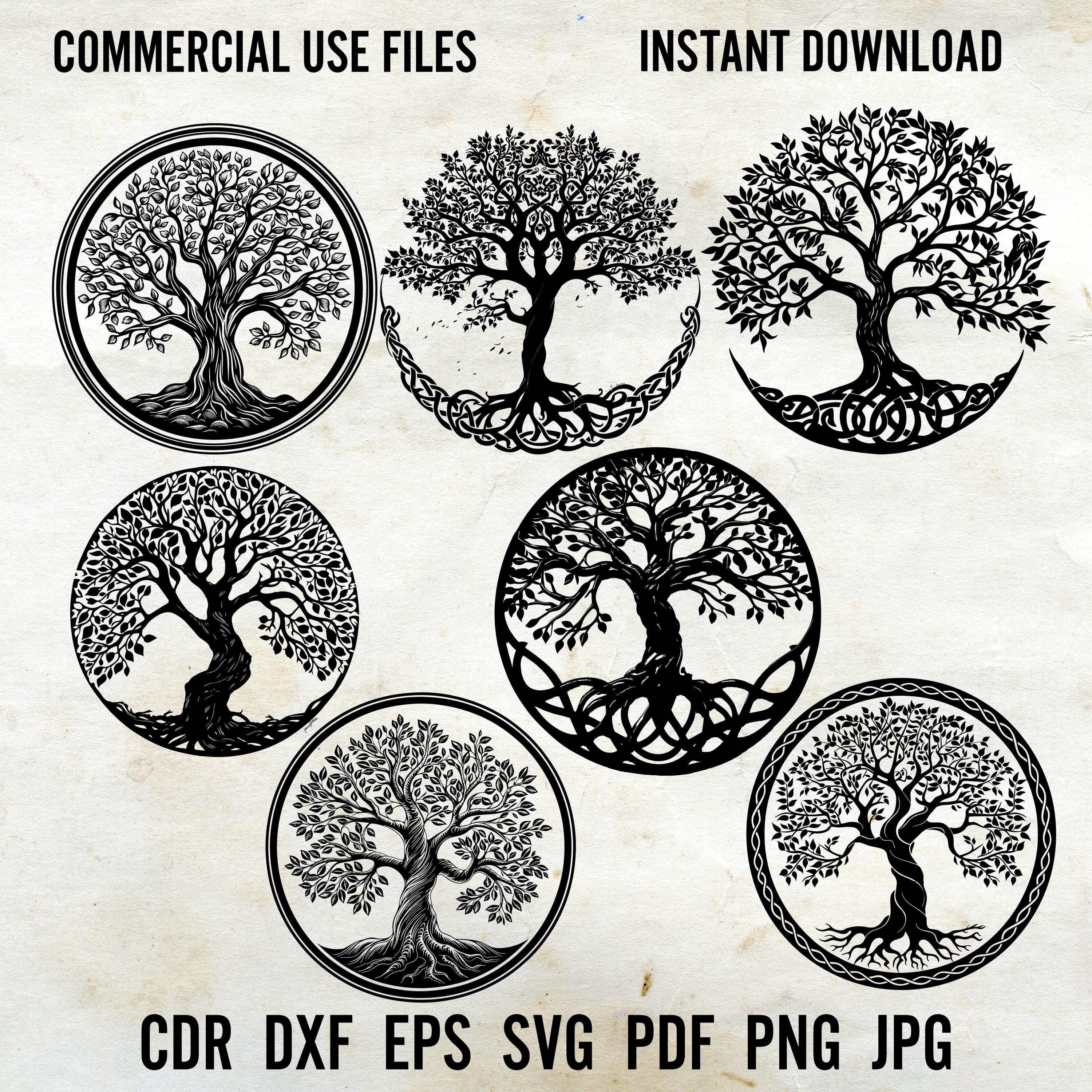 Tree of Life SVG Bundle - Tree of Life Clipart - Tree of Life SVG Cut ...