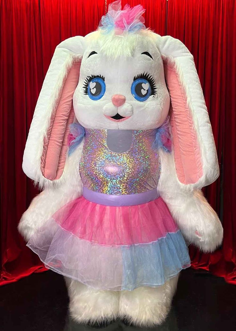 Inflatable Bunny Cute Girl Bunny Costume 2,4 M - Etsy