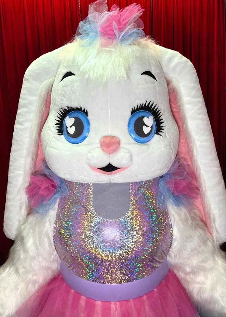 Inflatable Bunny Cute Girl Bunny Costume 2,4 M - Etsy