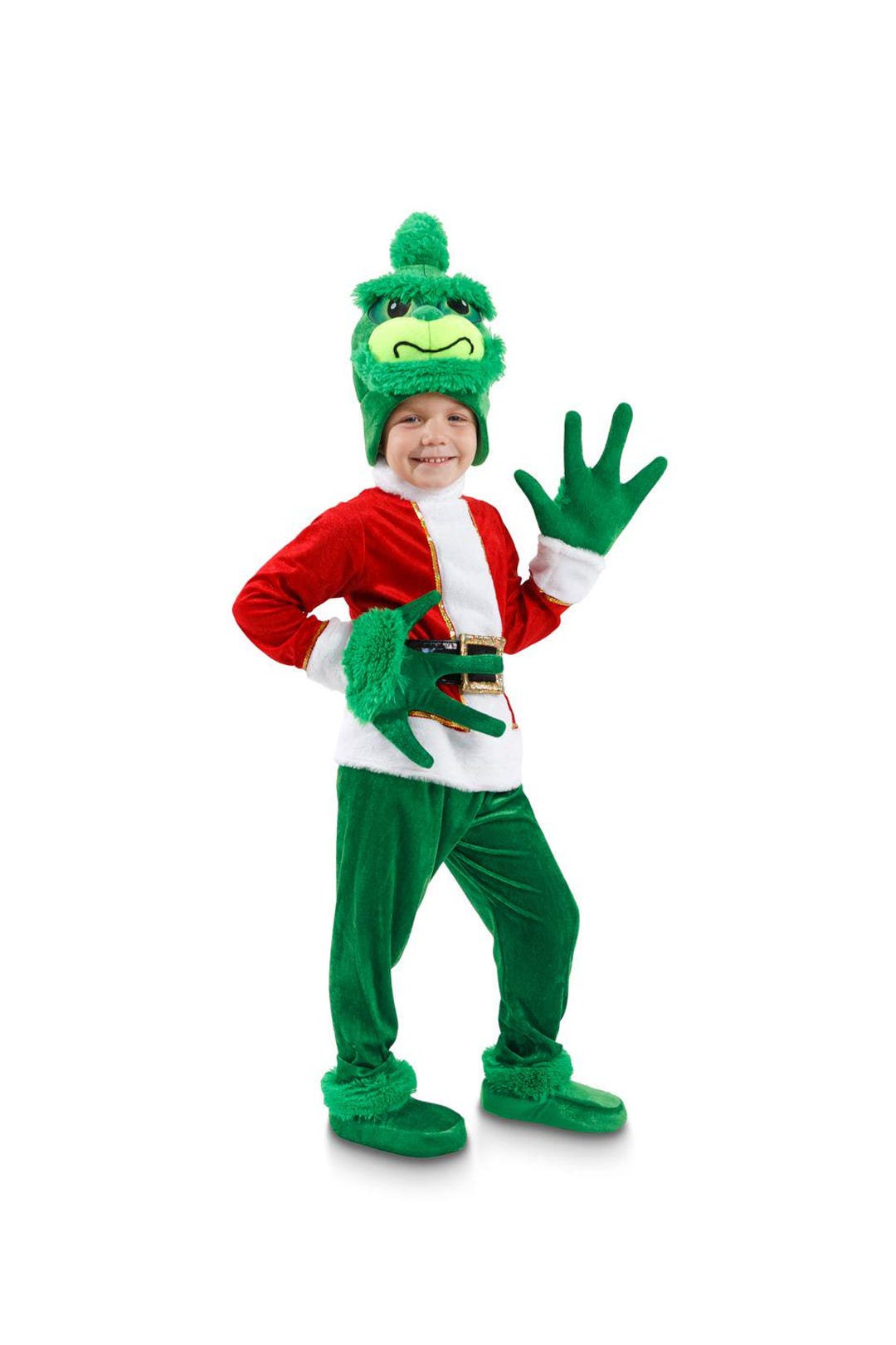 Grinch Kids Costume Carnival Costume for Christmas - Etsy