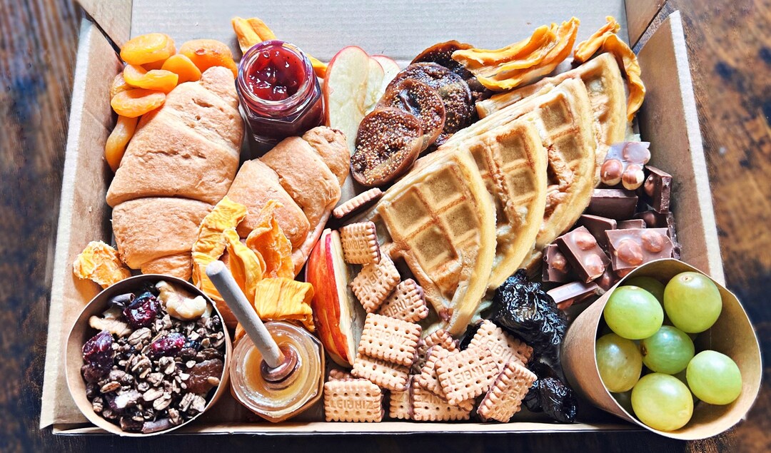 Breakfast Box to Share, Grazing Box, Anniversary Gift, Birthday ...