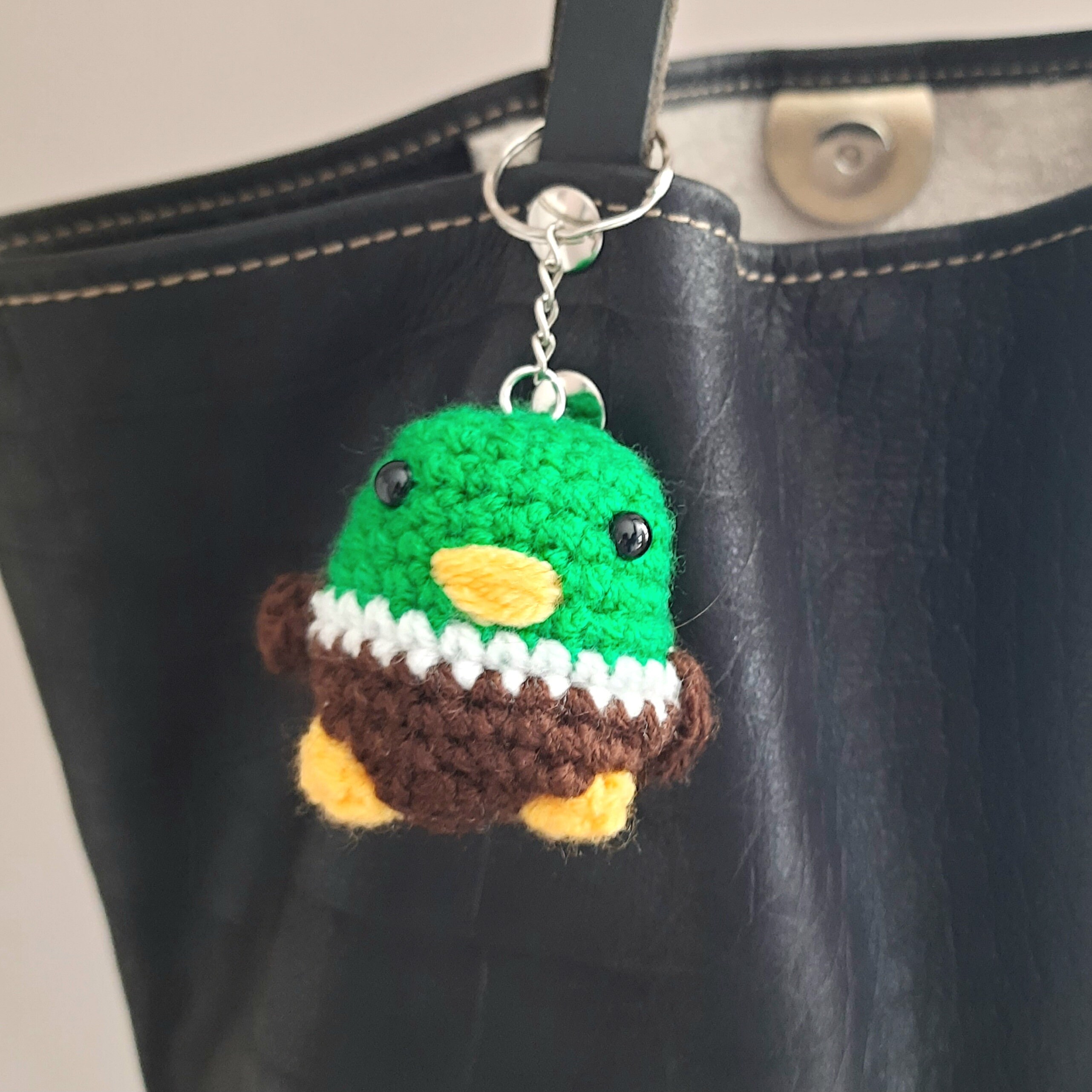 Crochet Duck Keychains Set of 2 Matching Cute Mini Duck Keyrings - Etsy