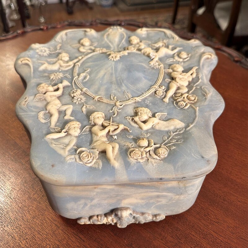 Incolay Jewelry Box - Etsy
