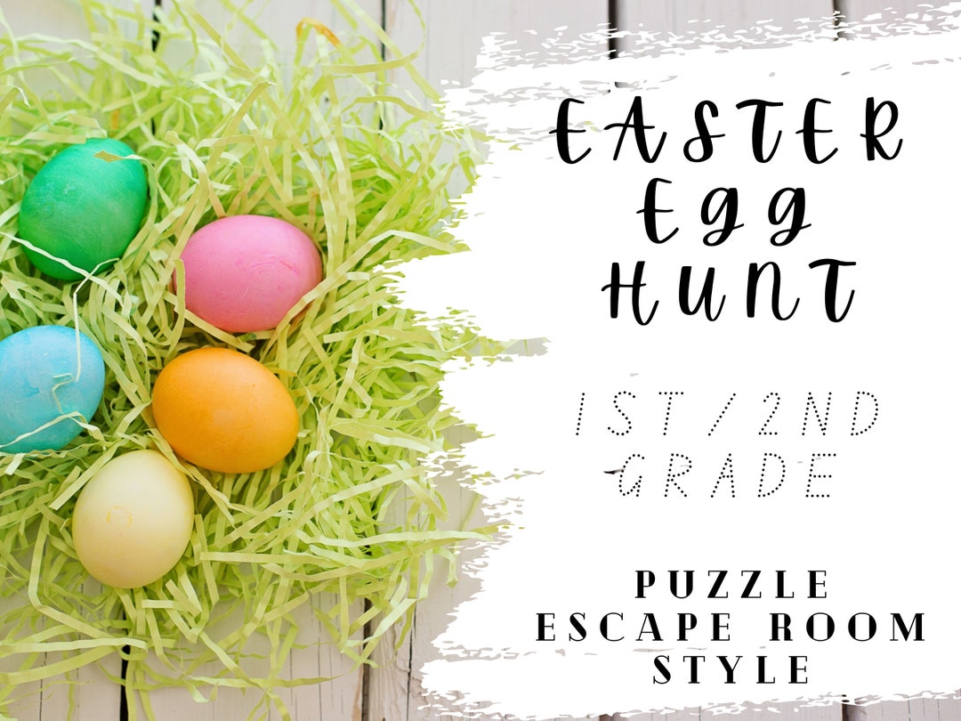 1st/2nd Grade Easter Egg Hunt Escape Room Style - Etsy