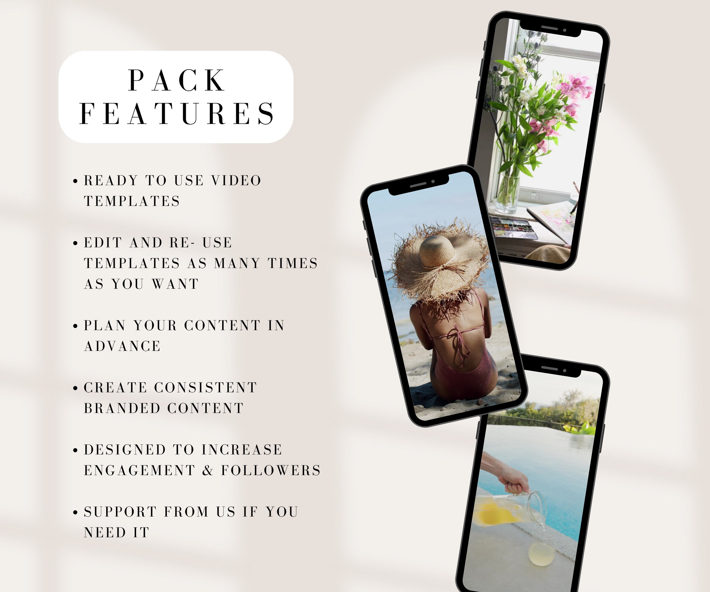 75 Summer Social Media Stock Videos, IG Reels,faceless Content ...