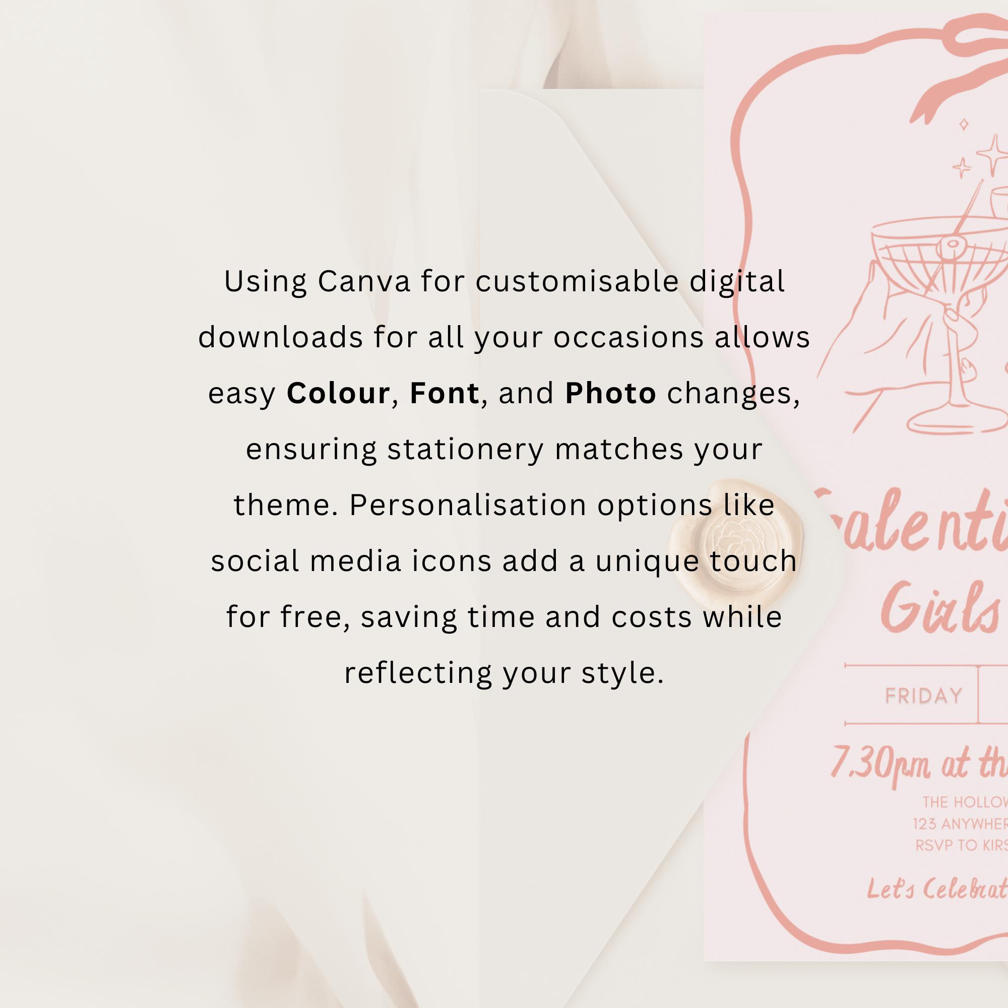 Valentine's Day Bingo Game: Printable Party Game (canva Editable ...