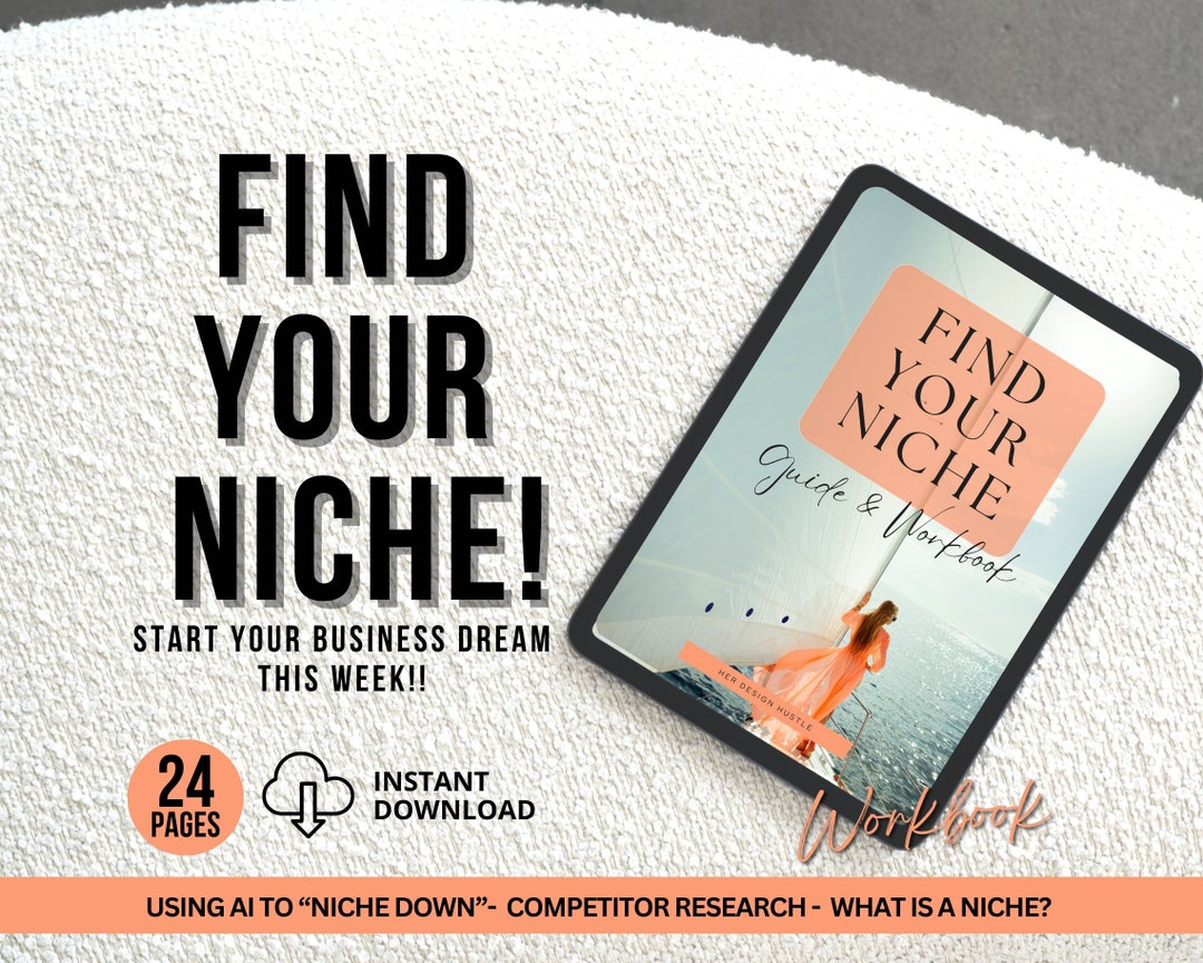 How to Find Your Niche Workbook, Niche Workbook, Niche Guide, Finding ...