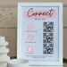 Pink QR Code Sign Template, QR Code Sign Business, QR Code Template ...