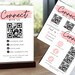 Pink QR Code Sign Template, QR Code Sign Business, QR Code Template ...