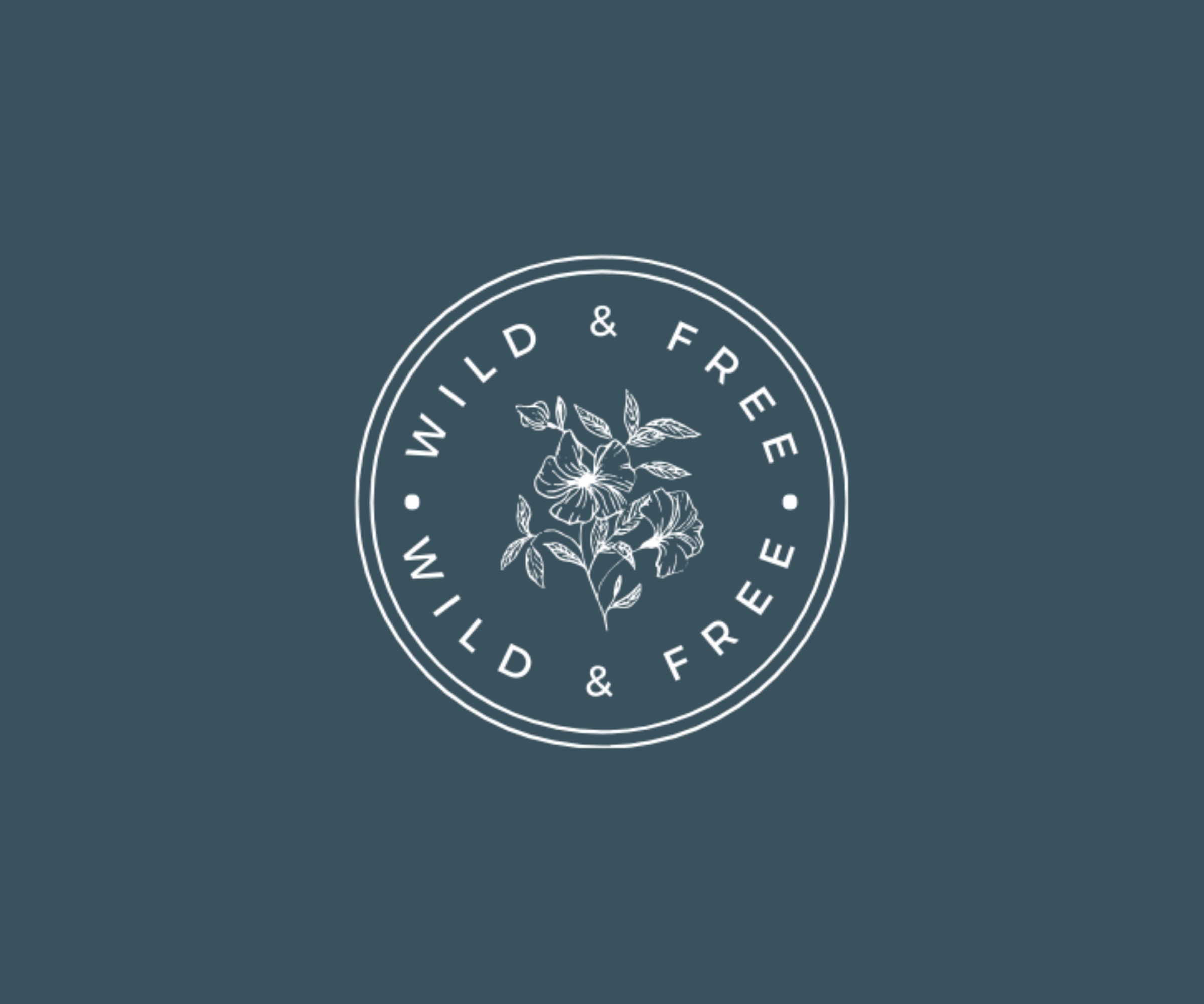 Simple Floral Logo, Hand Drawn Logo, Organic Floral Logo, Flower Logo ...