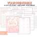 2024 Printable Monthly Planner: Minimalist Calendar, Editable Canva ...
