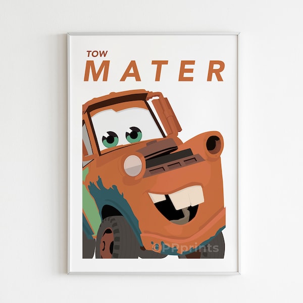 Tow Mater Printable - Etsy
