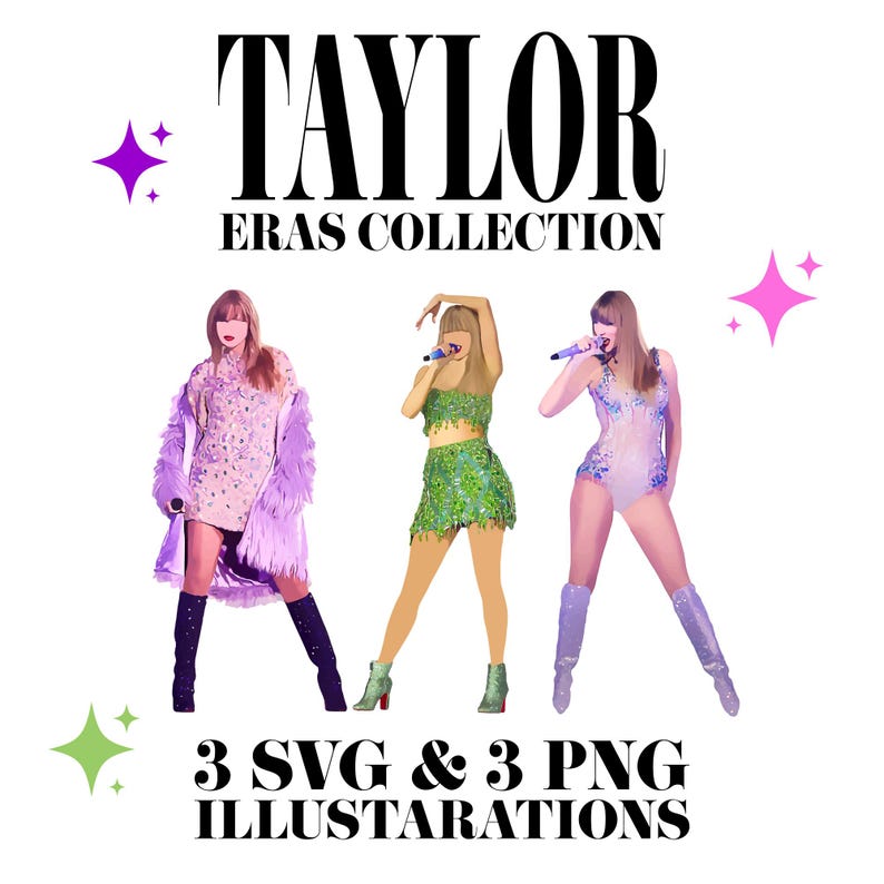 Taylor SVG, Taylor Illustrations, Eras SVG, Taylor Coloring Page, the ...