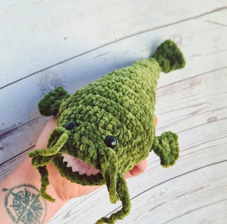 Two Crochet Patterns Shrimp Prawn Catfish Fish Amigurumi PDF English ...