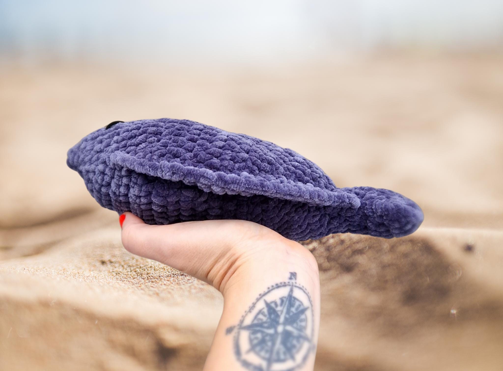 Flat Fish Flounder Halibut Crochet Pattern, Amigurumi Tutorial for ...