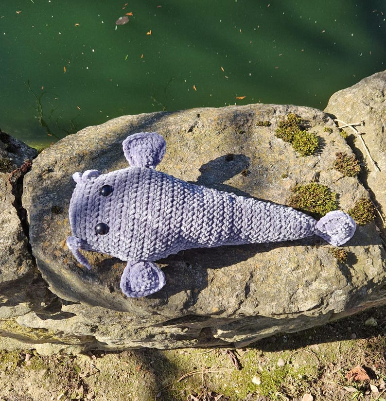 Two Sizes Catfish Plush Crochet Pattern, Digital Tutorial for Beginners ...