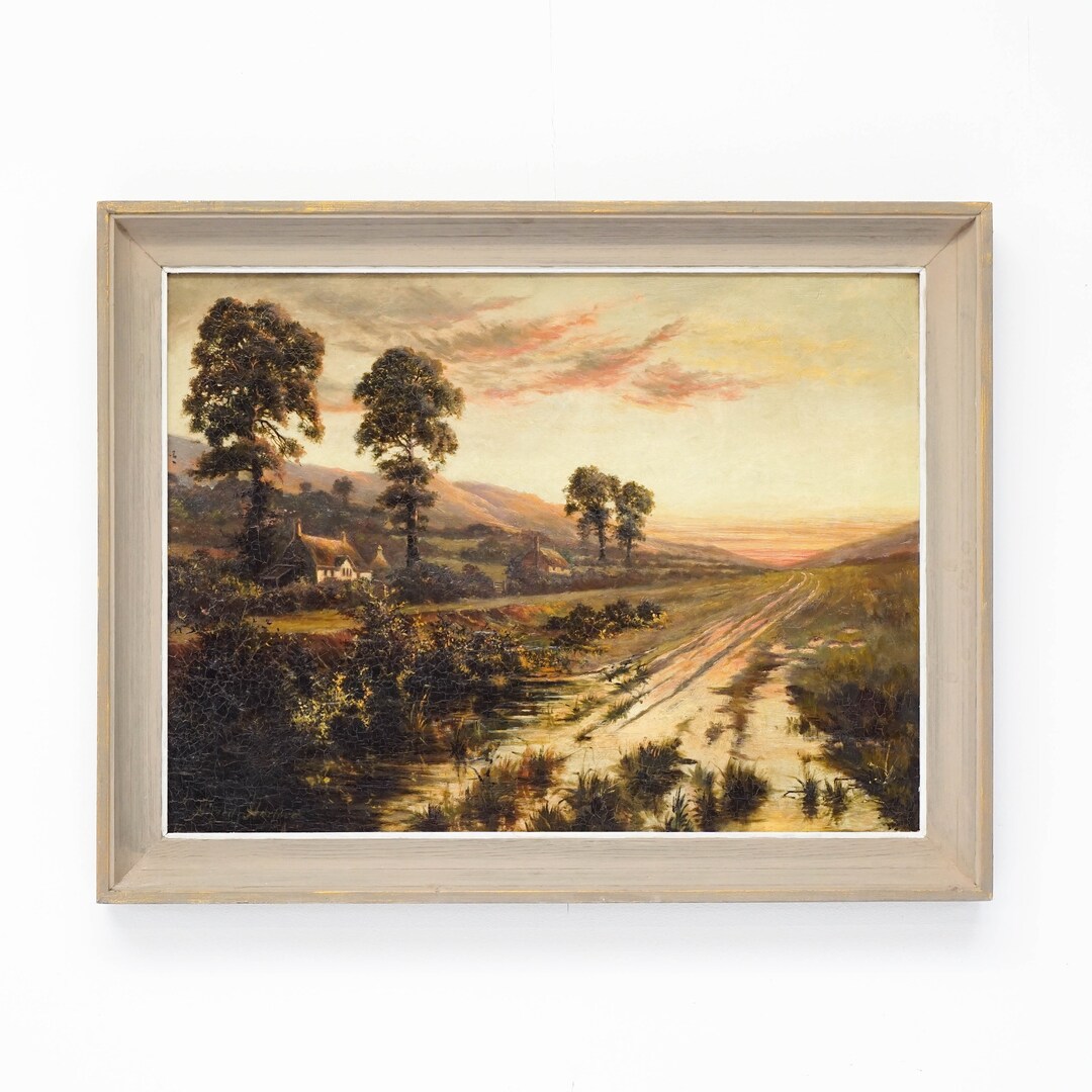 Rural Welsh Landscape Painting by Alfred Harford RWA - Etsy