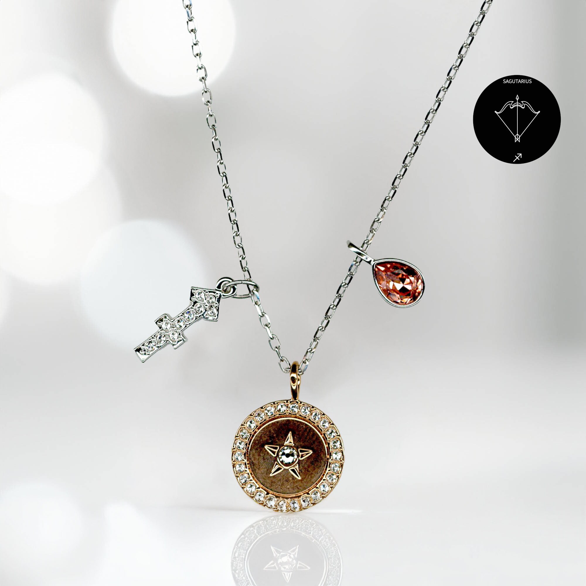 Swarovski Zodiac Libra Necklace Etsy