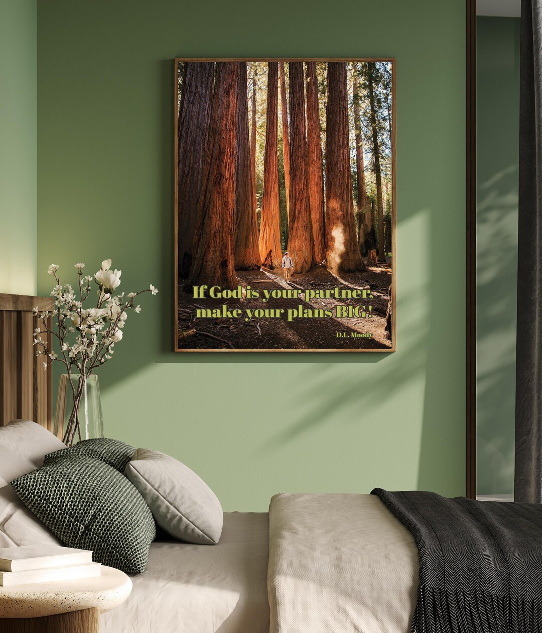 DL Moody "big Plans" Quote Poster - Etsy