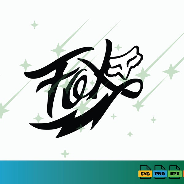 Fox Racing Svg - Etsy