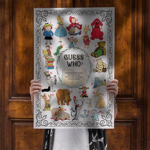 Downloadable Storybook Game/ Name That Character/ Guess Who - Etsy