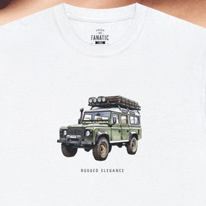 Vintage Land Rover Defender T-shirt - Classic Off-road Adventure ...